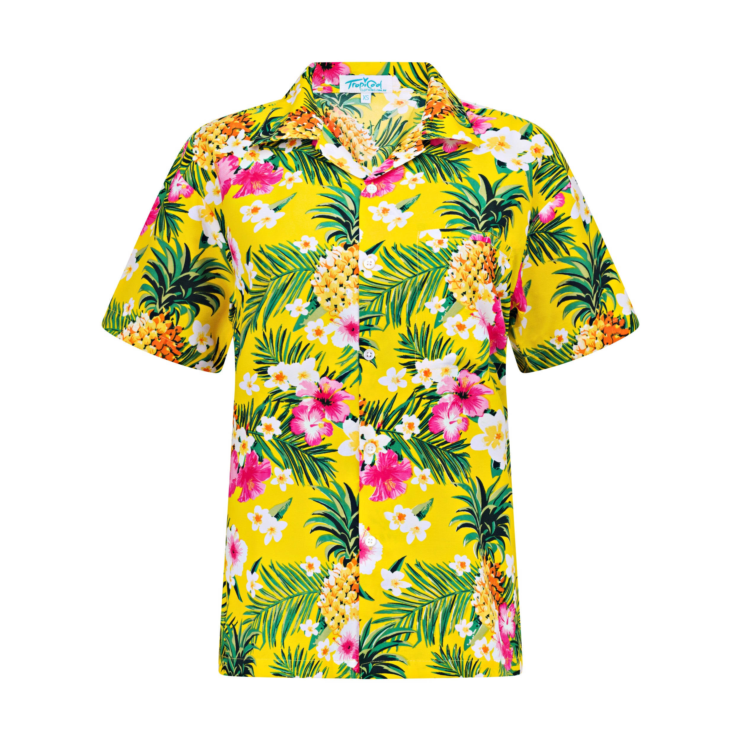 Aloha Yellow Adult Shirt – TropicoolClothing