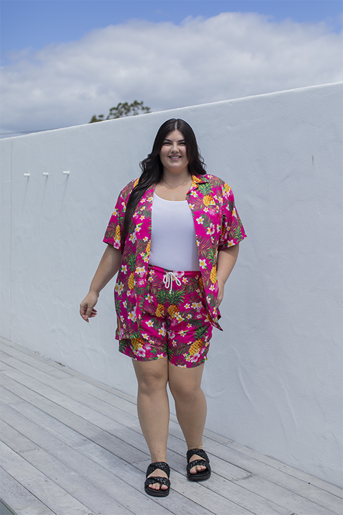 Aloha Pink Set- Adult – TropicoolClothing