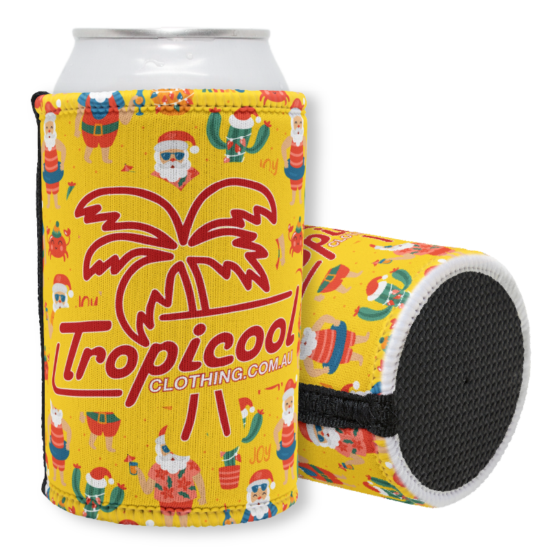 Santa Beach Holiday Christmas Drink and Stubby Cooler – TropicoolClothing